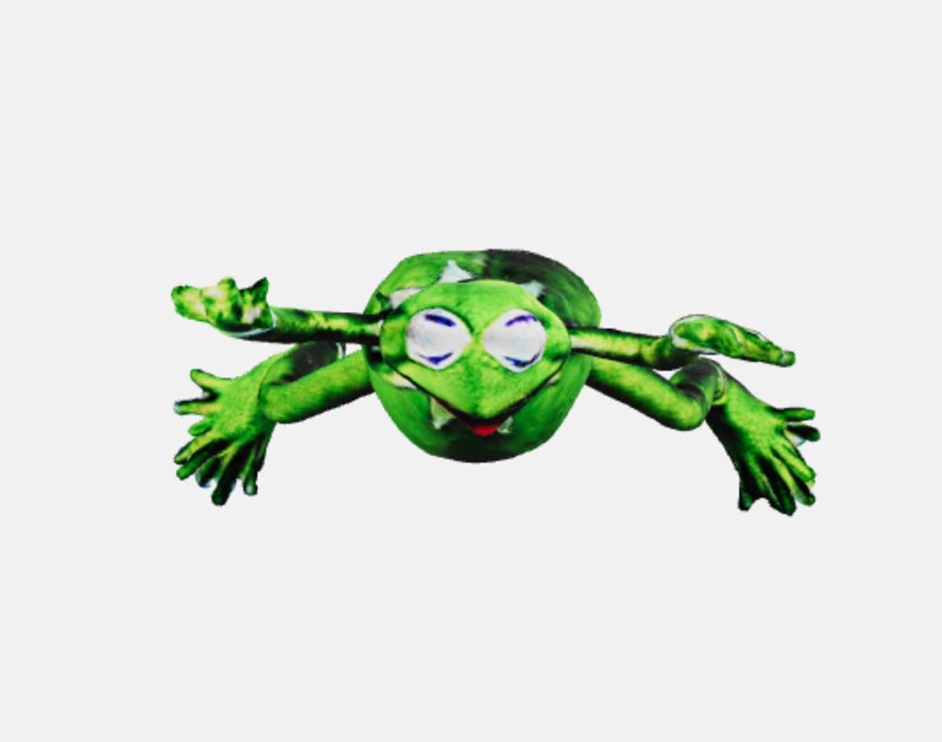 3D Mutant Frog - TurboSquid 2193178