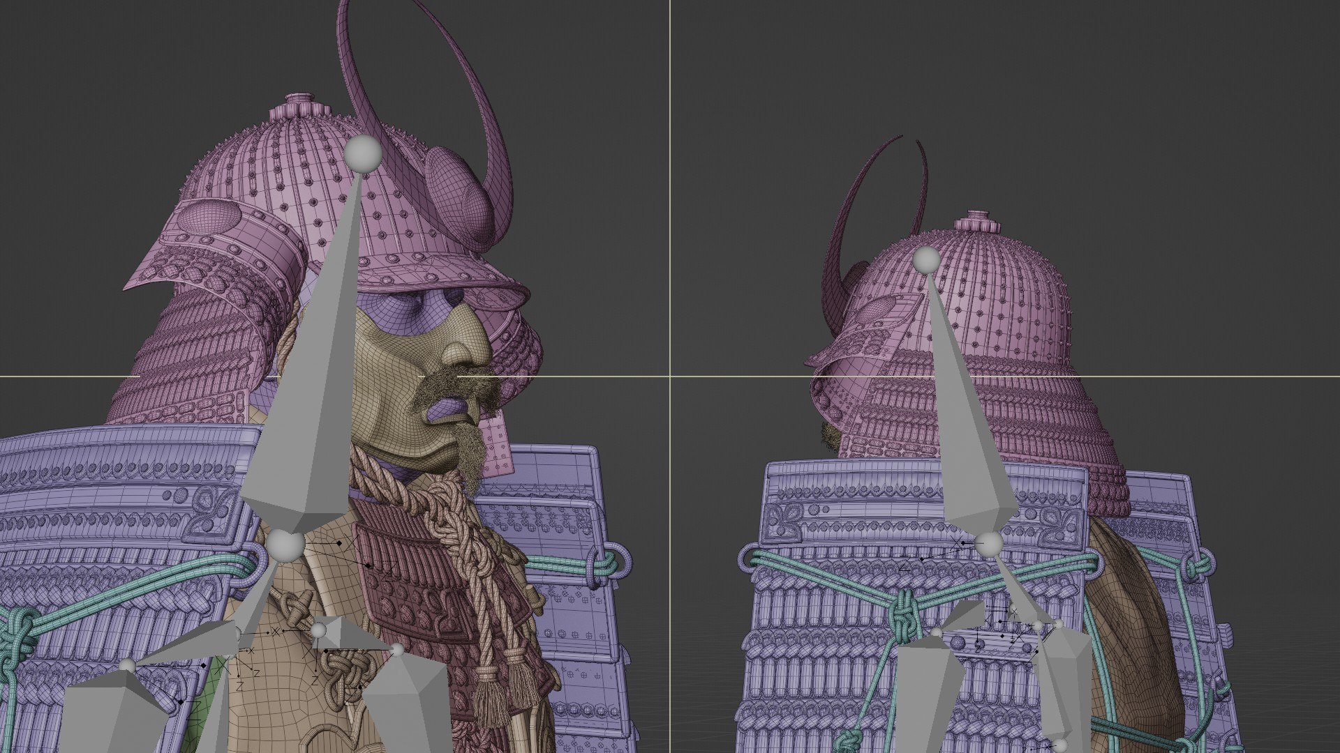 MEDIEVAL Japanese Samurai Rigged 3D Model - TurboSquid 1980270