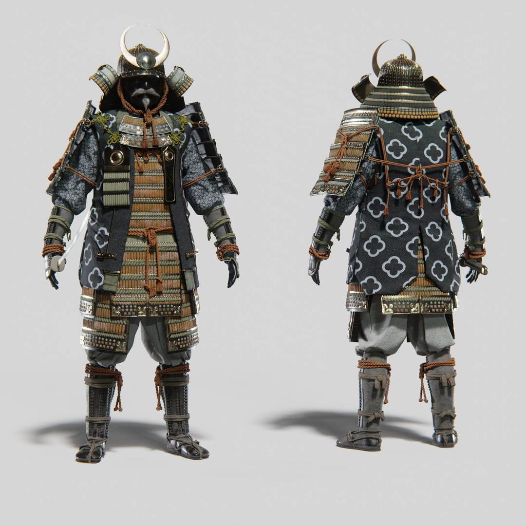 MEDIEVAL Japanese Samurai Rigged 3D model - TurboSquid 1980270