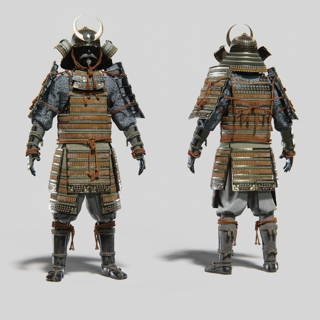 MEDIEVAL Japanese Samurai Rigged 3D Model - TurboSquid 1980270