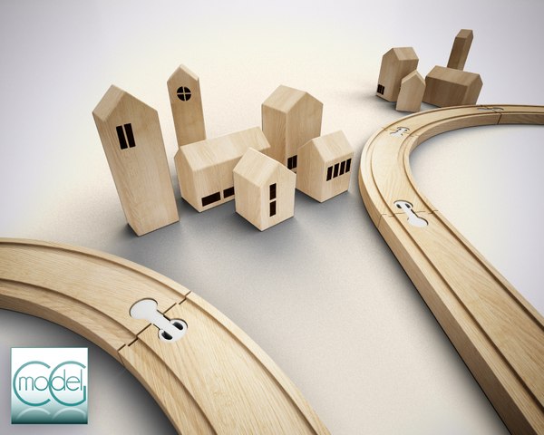 3d model train ikea