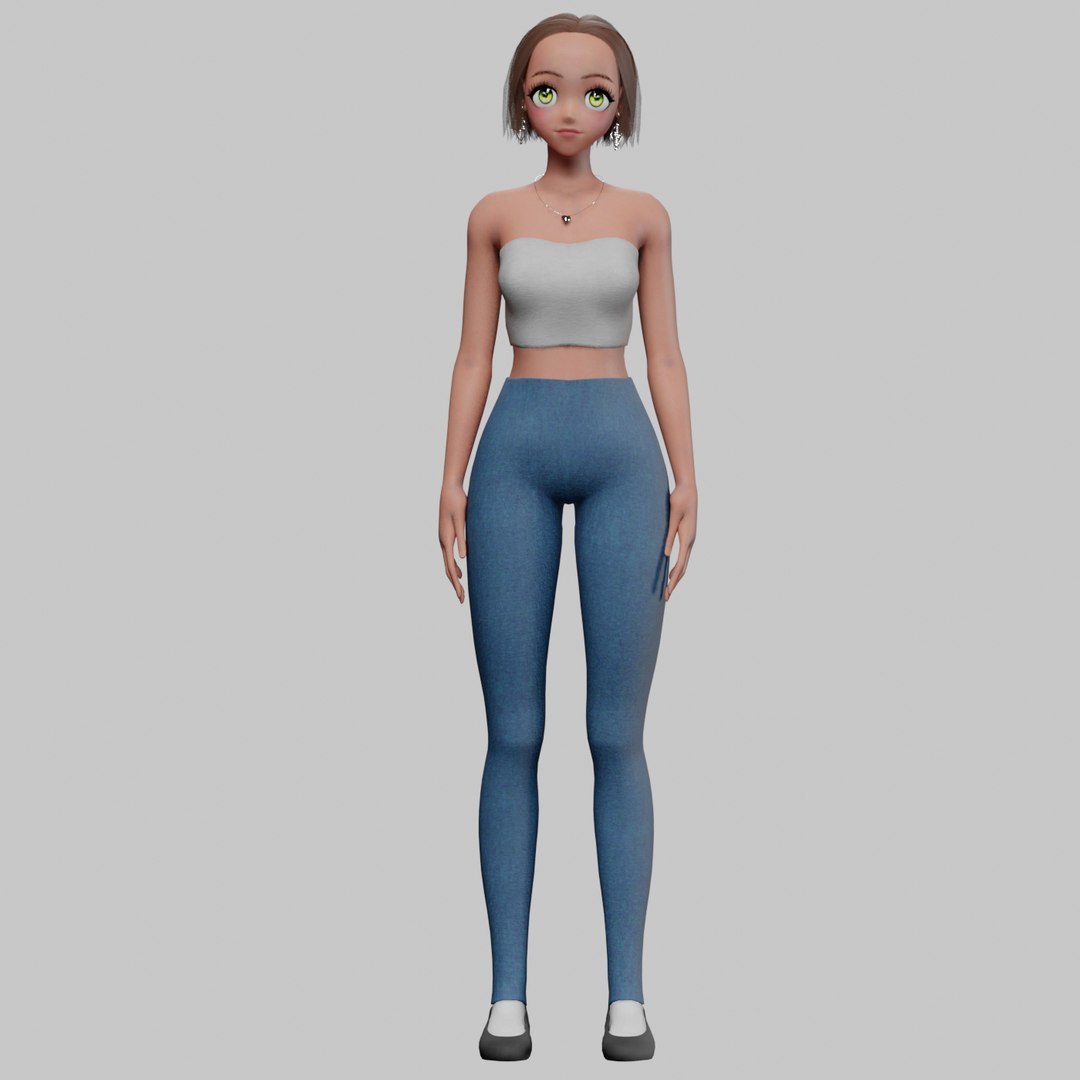 3D Cute Young Girl V29017 - TurboSquid 2270497