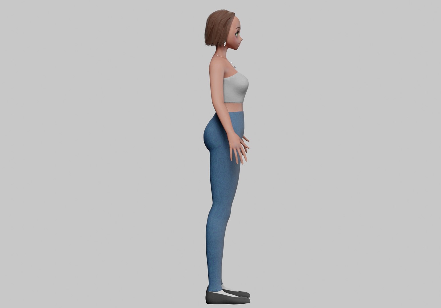 3D Cute Young Girl V29017 - TurboSquid 2270497