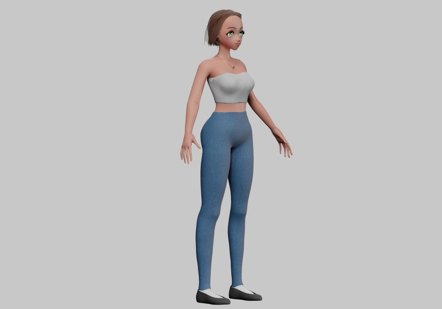 3D Cute Young Girl V29017 - TurboSquid 2270497