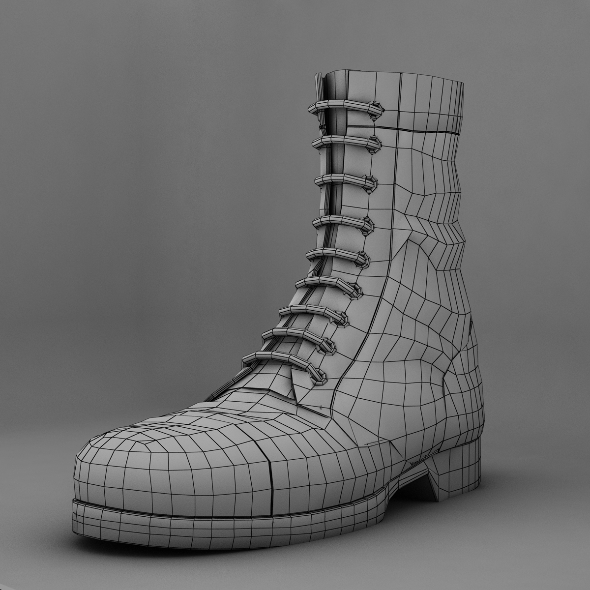 3d realistic boot model