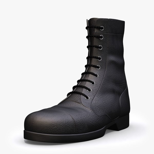 3d realistic boot model
