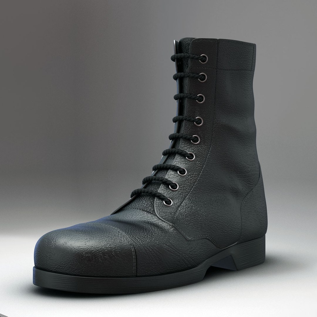 3d Realistic Boot Model