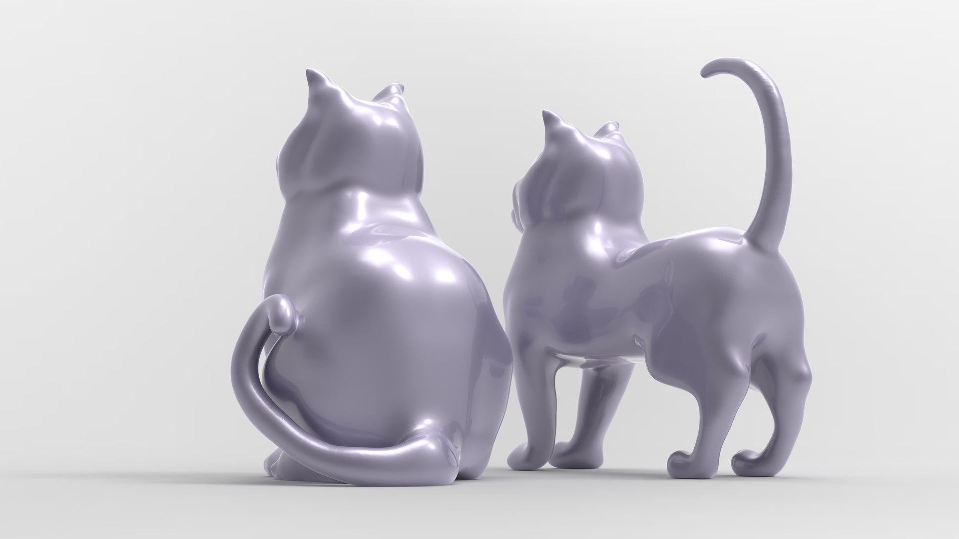 3D Cat Bundle Model - TurboSquid 1896877