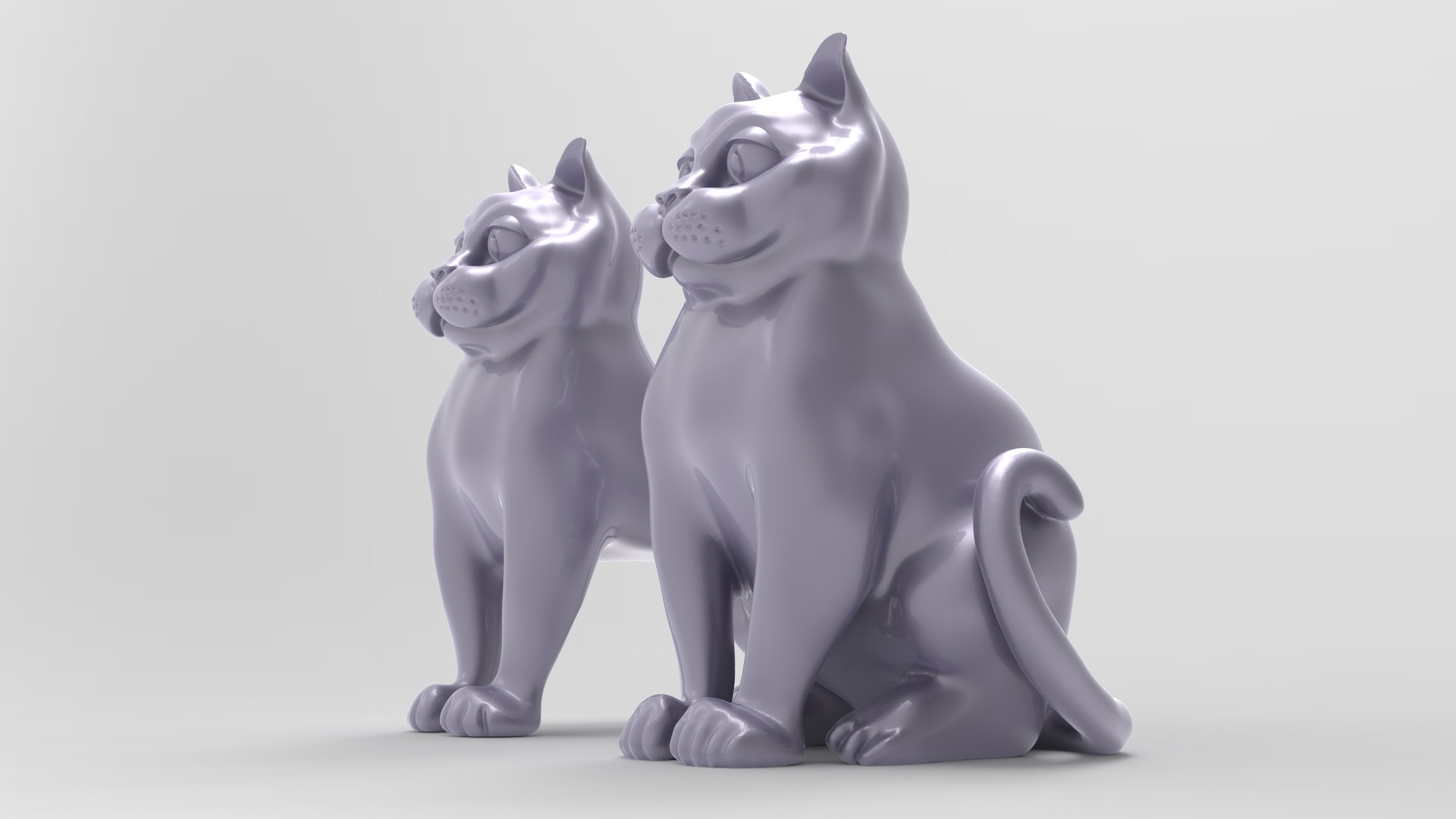 3D Cat Bundle Model - TurboSquid 1896877