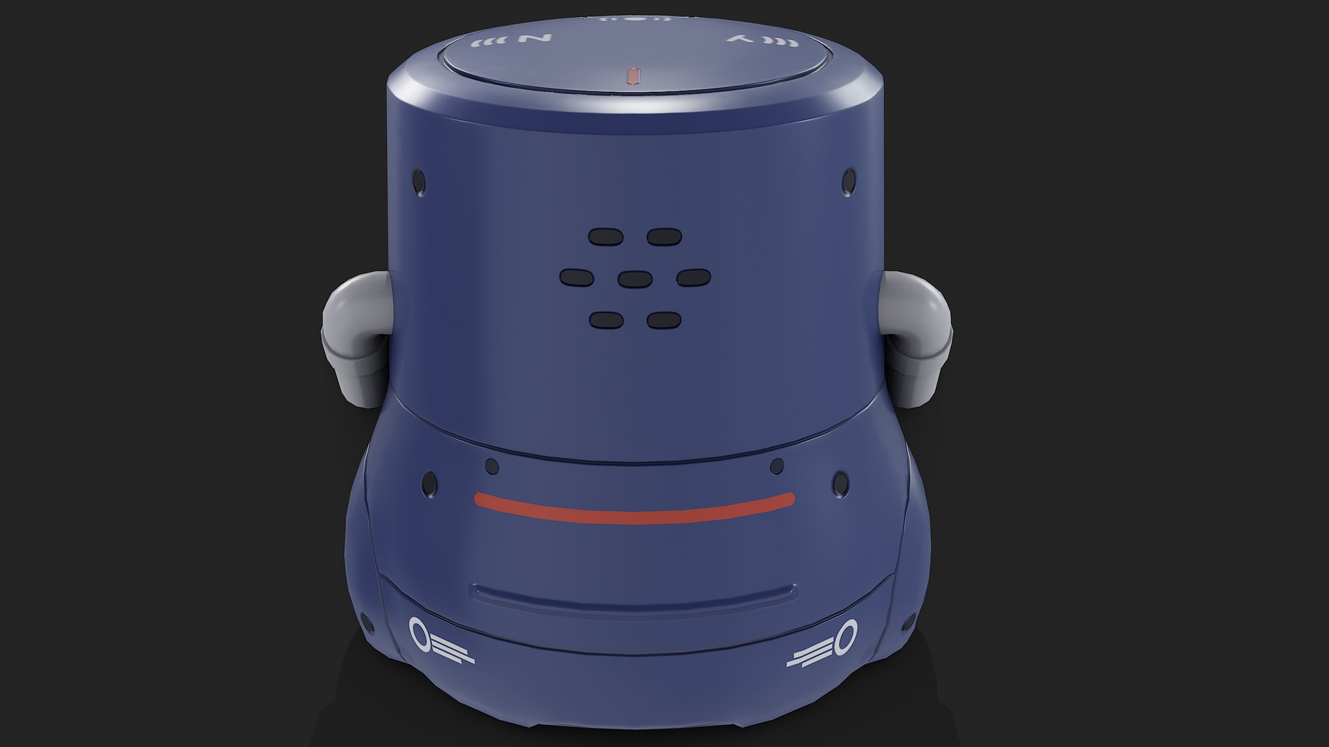3D Blue Modern Smart Robot Toy - TurboSquid 2122939