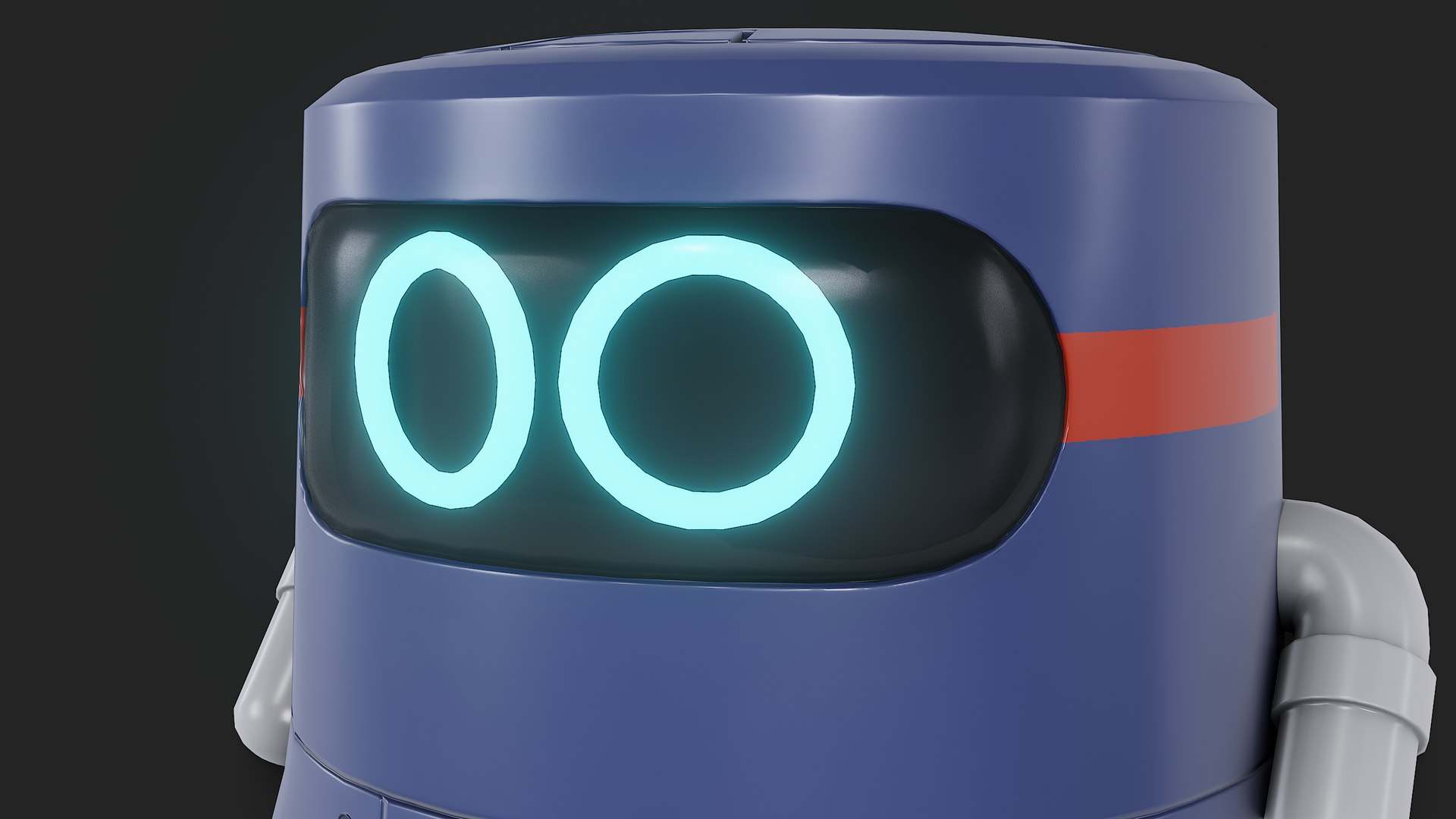 3D Blue Modern Smart Robot Toy - TurboSquid 2122939