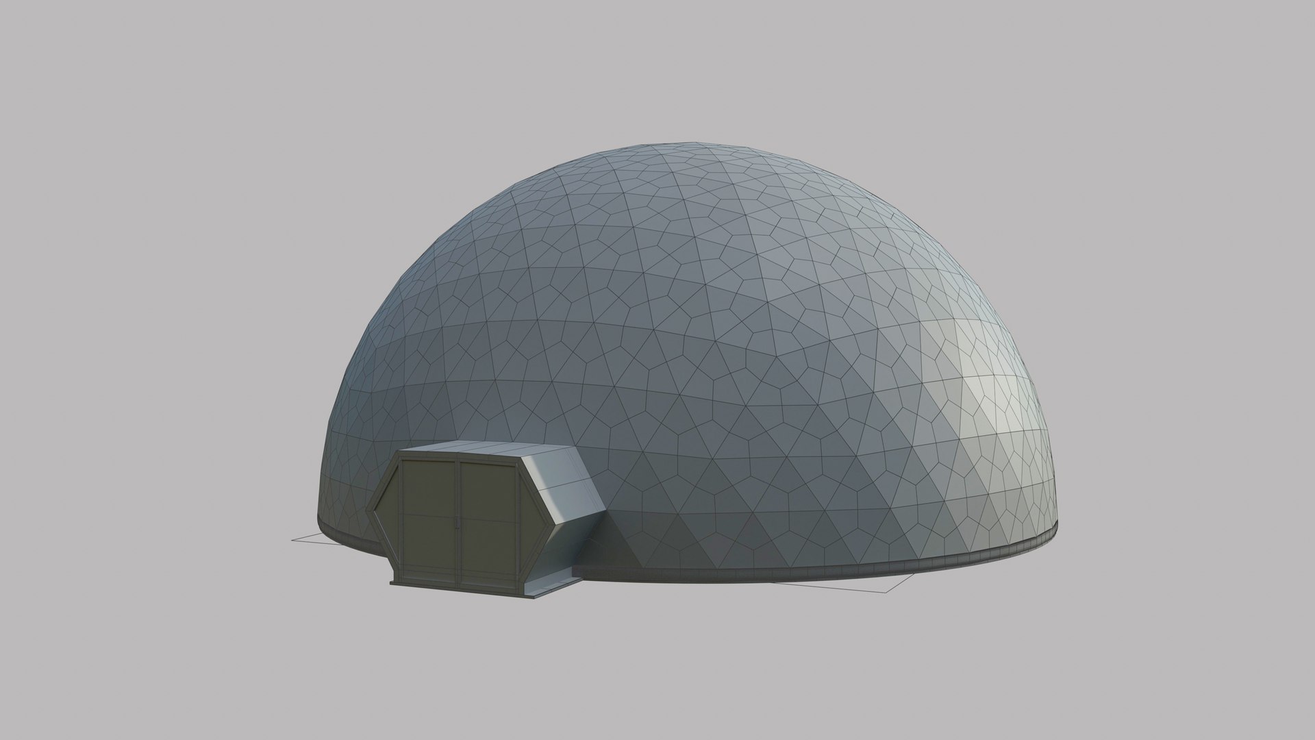 3D Geodesic Big Dome - TurboSquid 2258896
