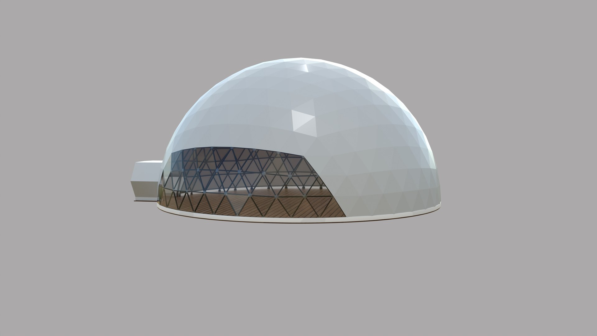 3D Geodesic Big Dome - TurboSquid 2258896