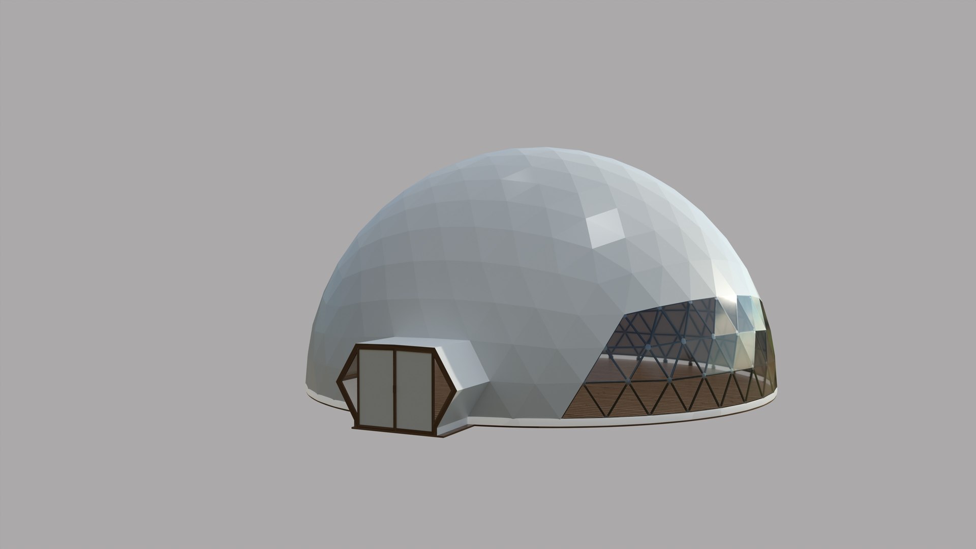 3D Geodesic Big Dome - TurboSquid 2258896