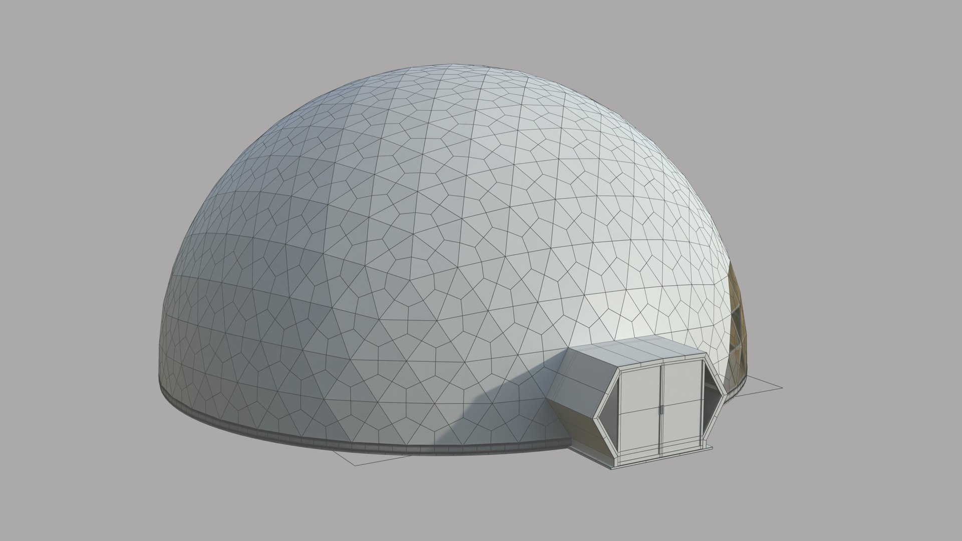 3D Geodesic Big Dome - TurboSquid 2258896