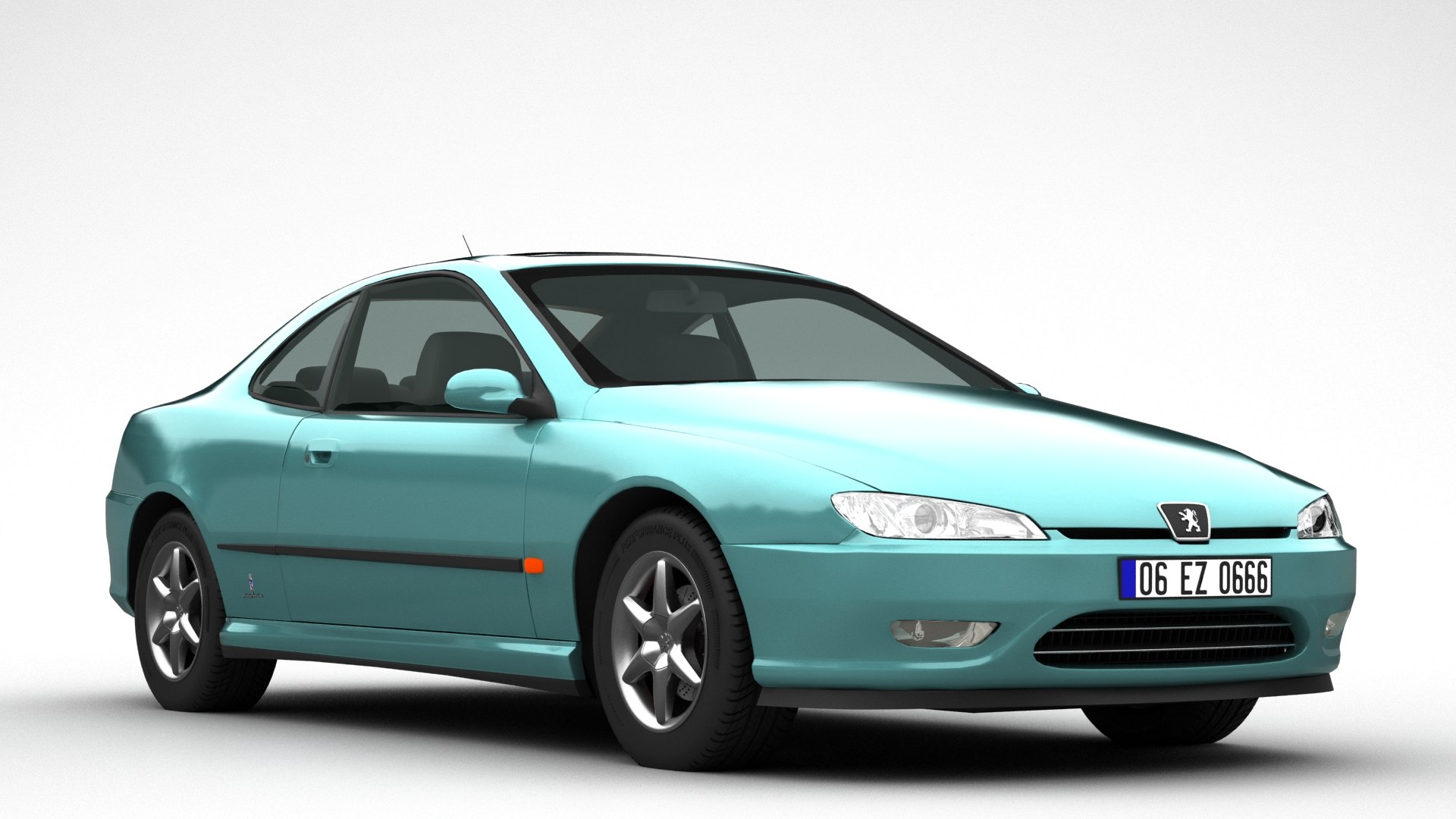 3D Peugeot 406 Coupe - TurboSquid 2010883