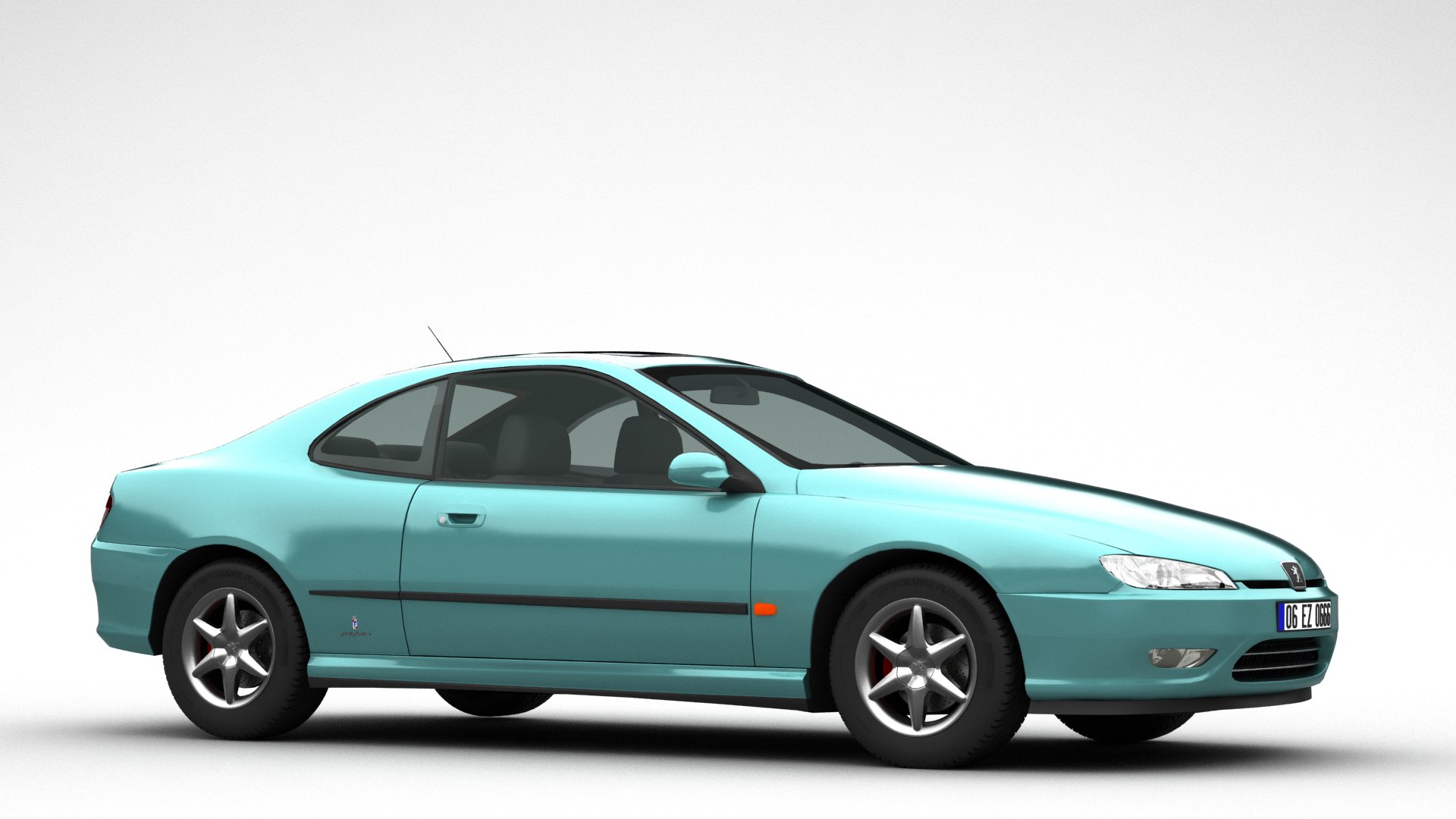 3D Peugeot 406 Coupe - TurboSquid 2010883