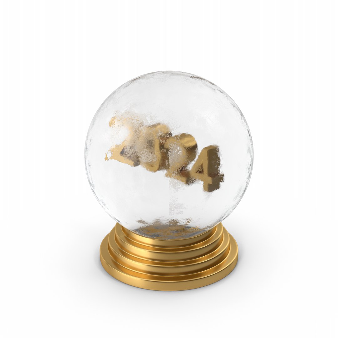 Gold Ice Globe 2024 3D Model - TurboSquid 2238236