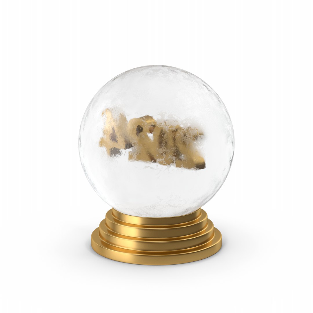 Gold Ice Globe 2024 3D Model - TurboSquid 2238236