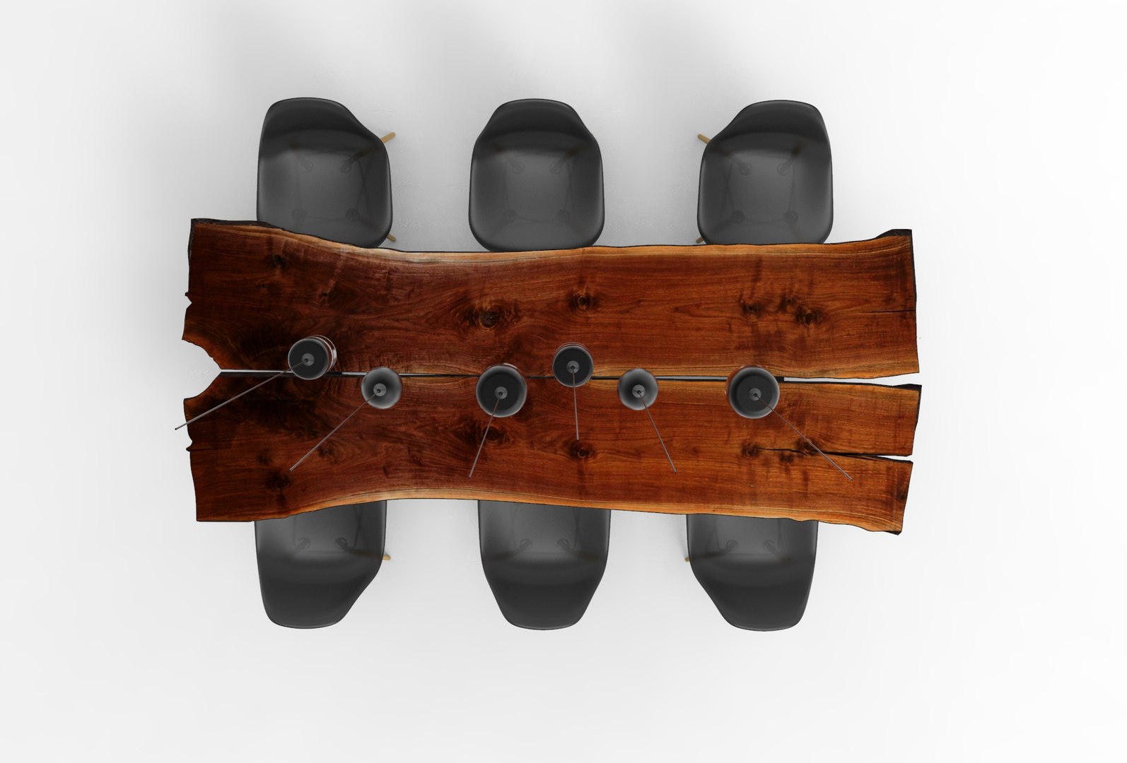 3D Model Rustic Wooden Table - TurboSquid 1589865