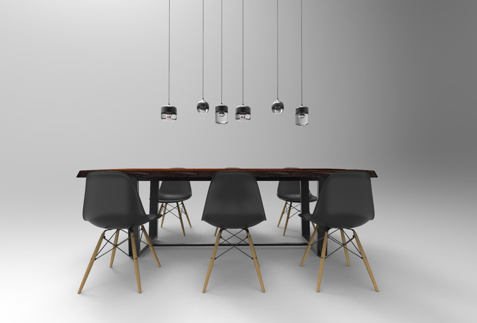 3D Model Rustic Wooden Table - TurboSquid 1589865