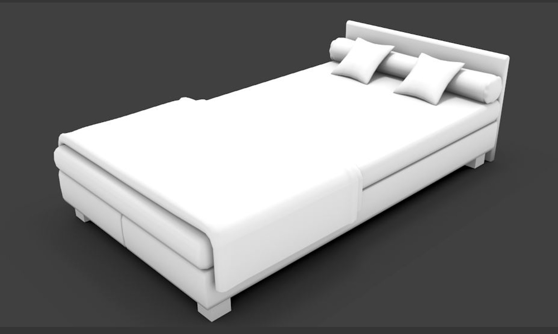 Bed 3d Obj