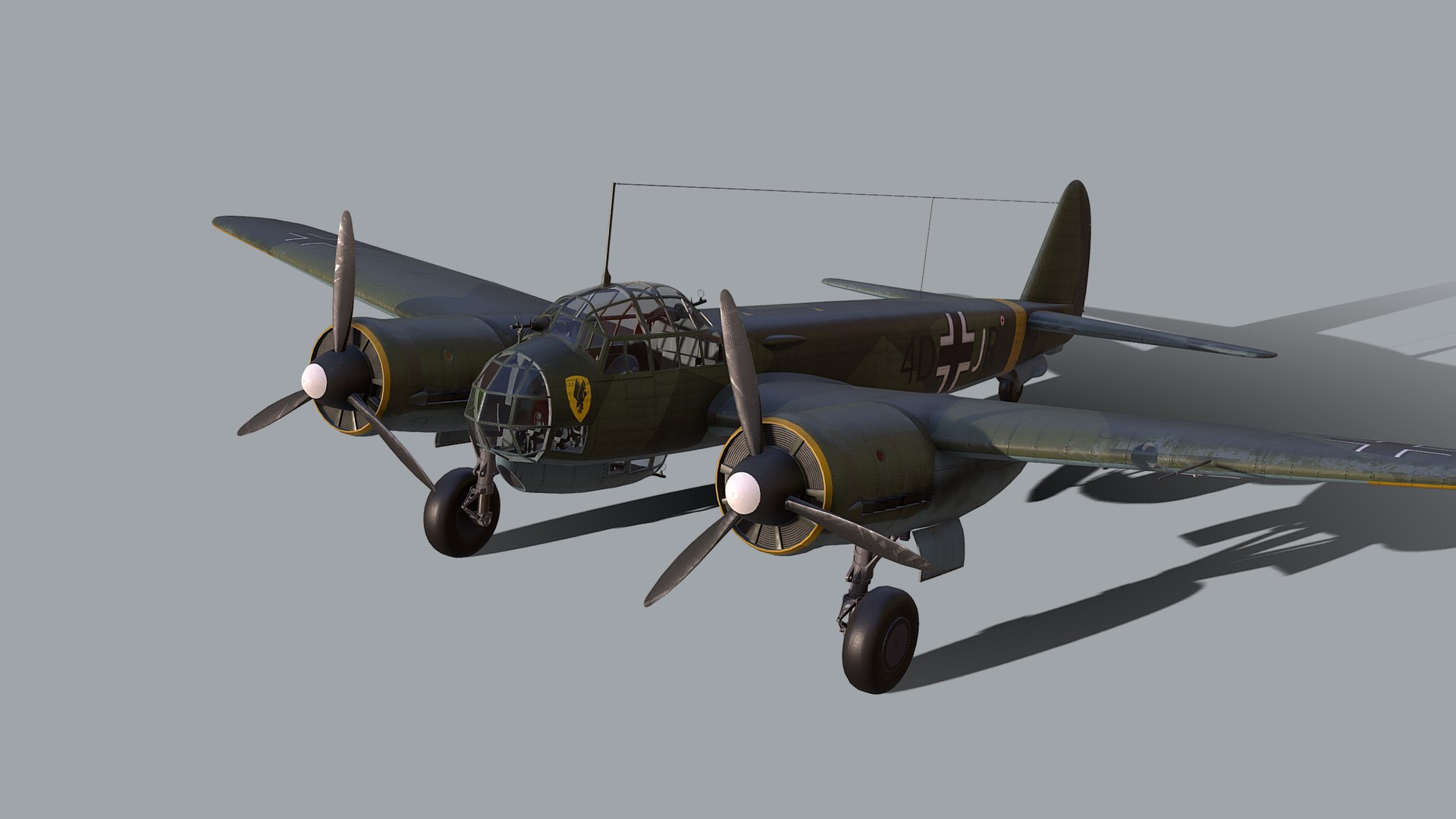 modelo 3d Junkers Ju 88 bomber aircraft - TurboSquid 2041109