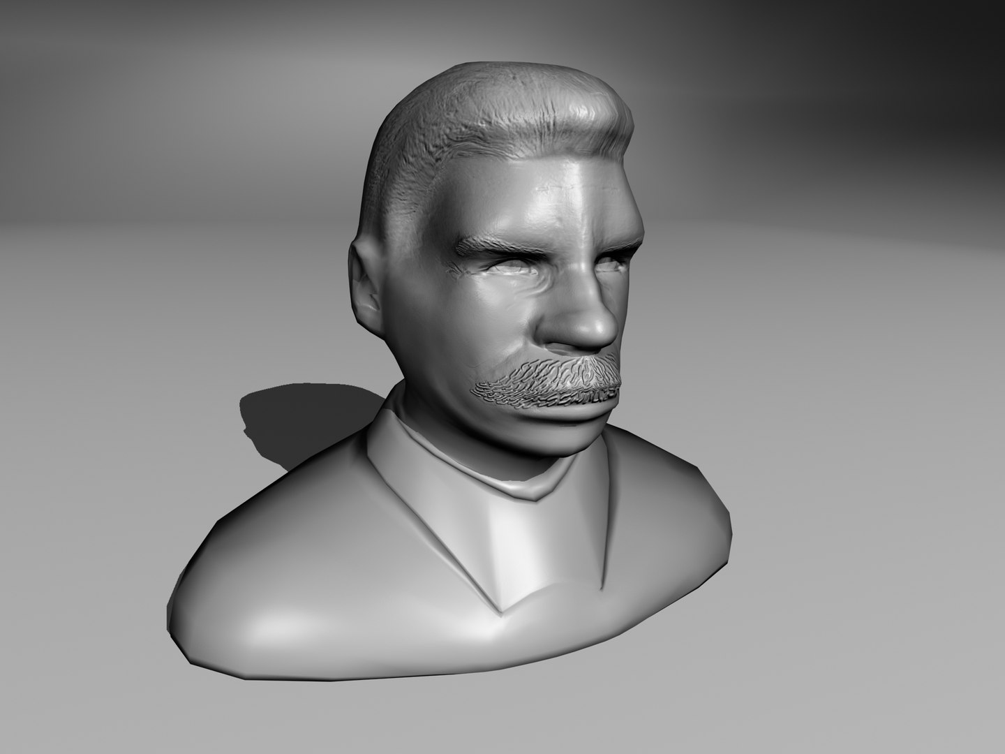 3d Statue Joseph Stalin Model