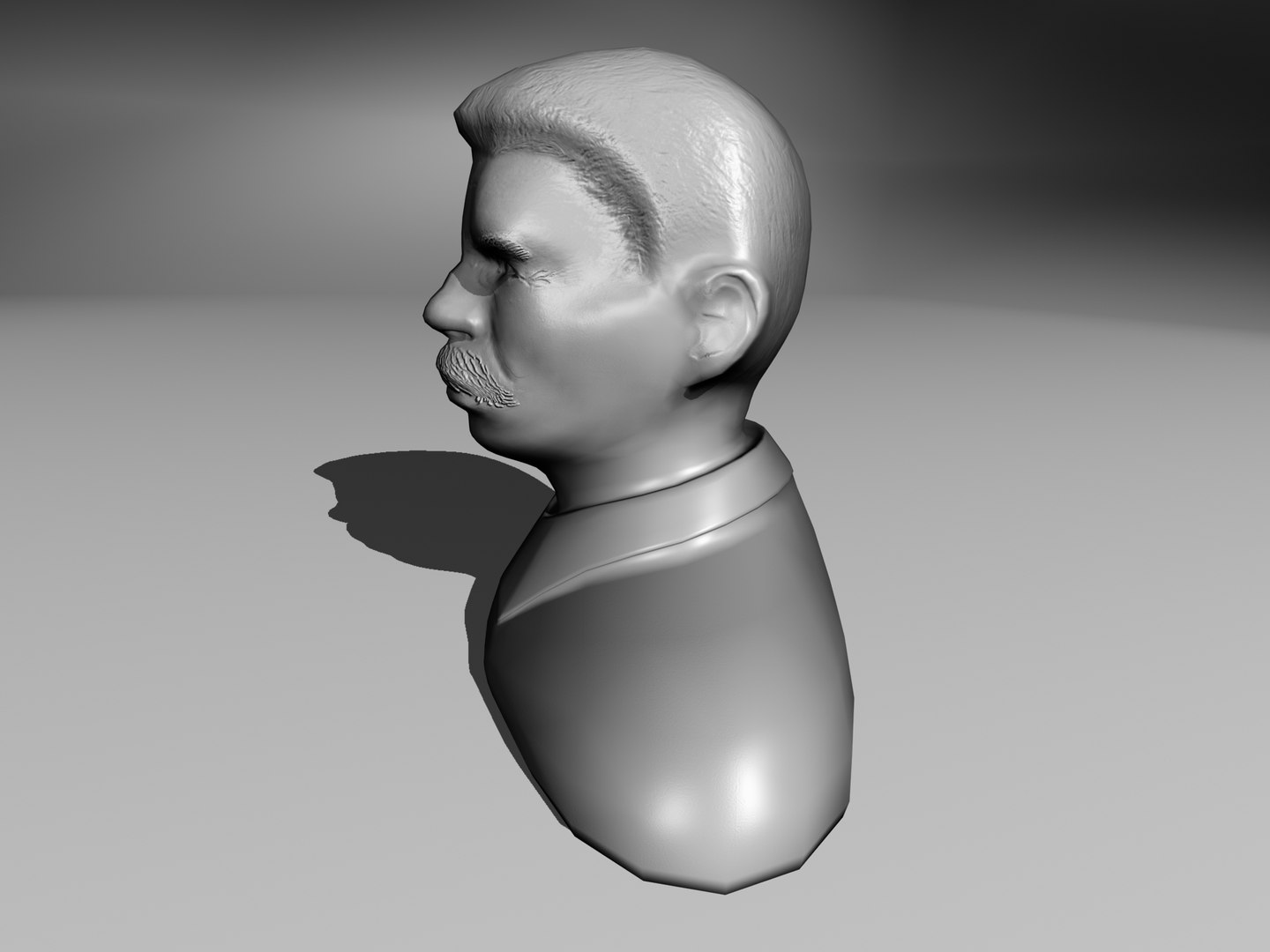 3d Statue Joseph Stalin Model