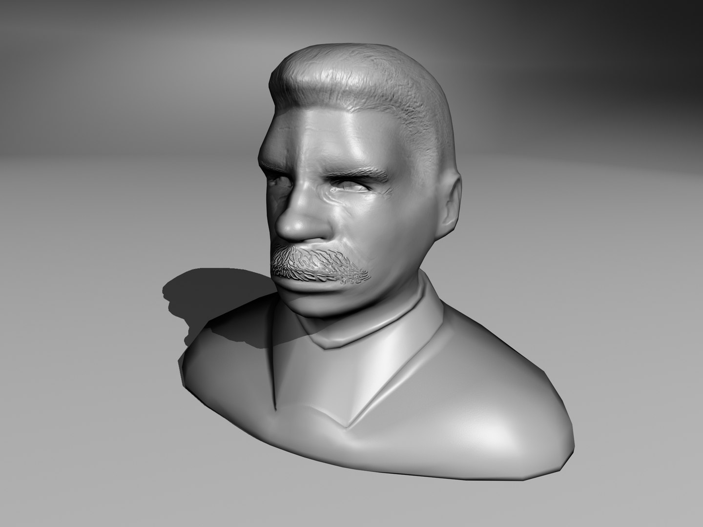 3d Statue Joseph Stalin Model