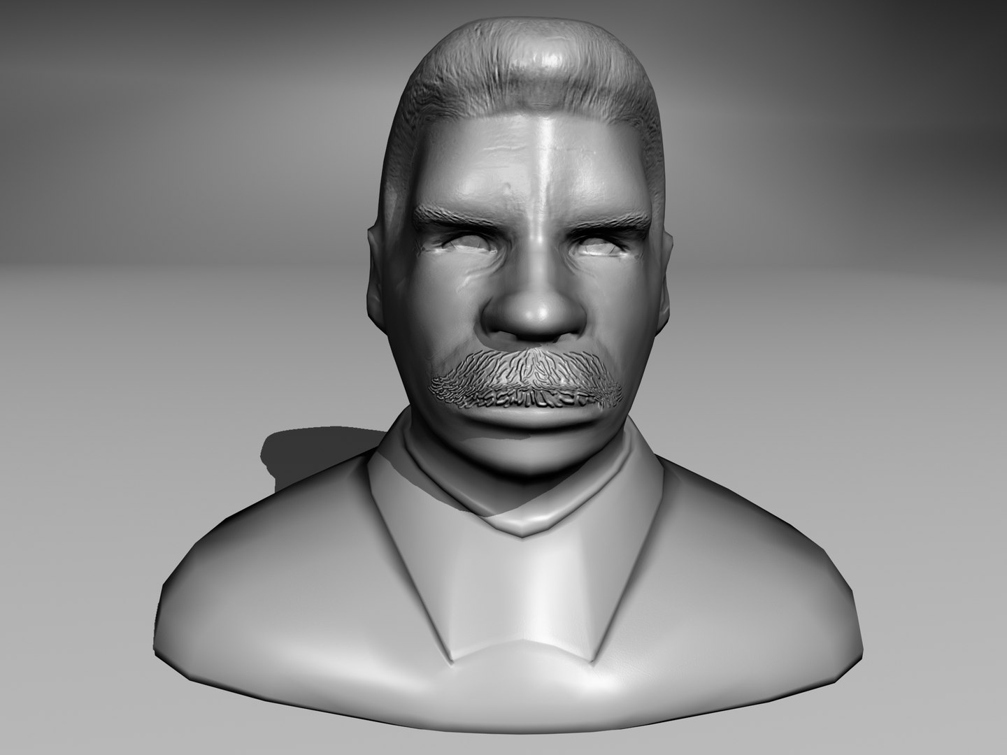 3d Statue Joseph Stalin Model