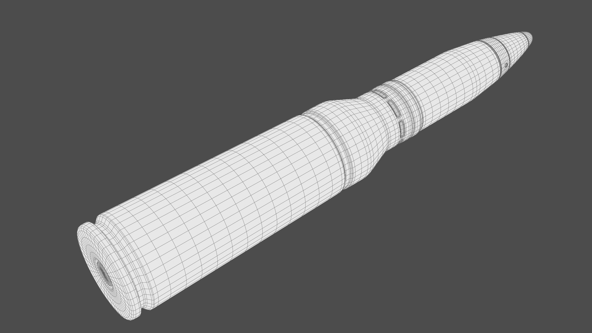 25mm X 137 M792 High Explosive Projectile Cartridge 3D - TurboSquid 2272323