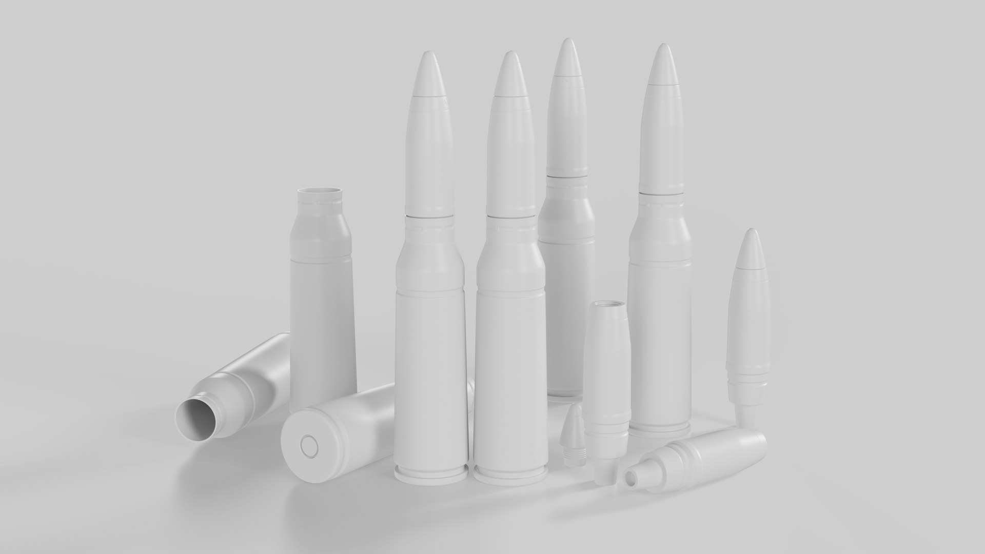 25mm X 137 M792 High Explosive Projectile Cartridge 3D - TurboSquid 2272323