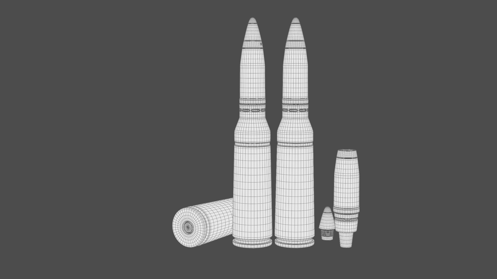 25mm X 137 M792 High Explosive Projectile Cartridge 3D - TurboSquid 2272323