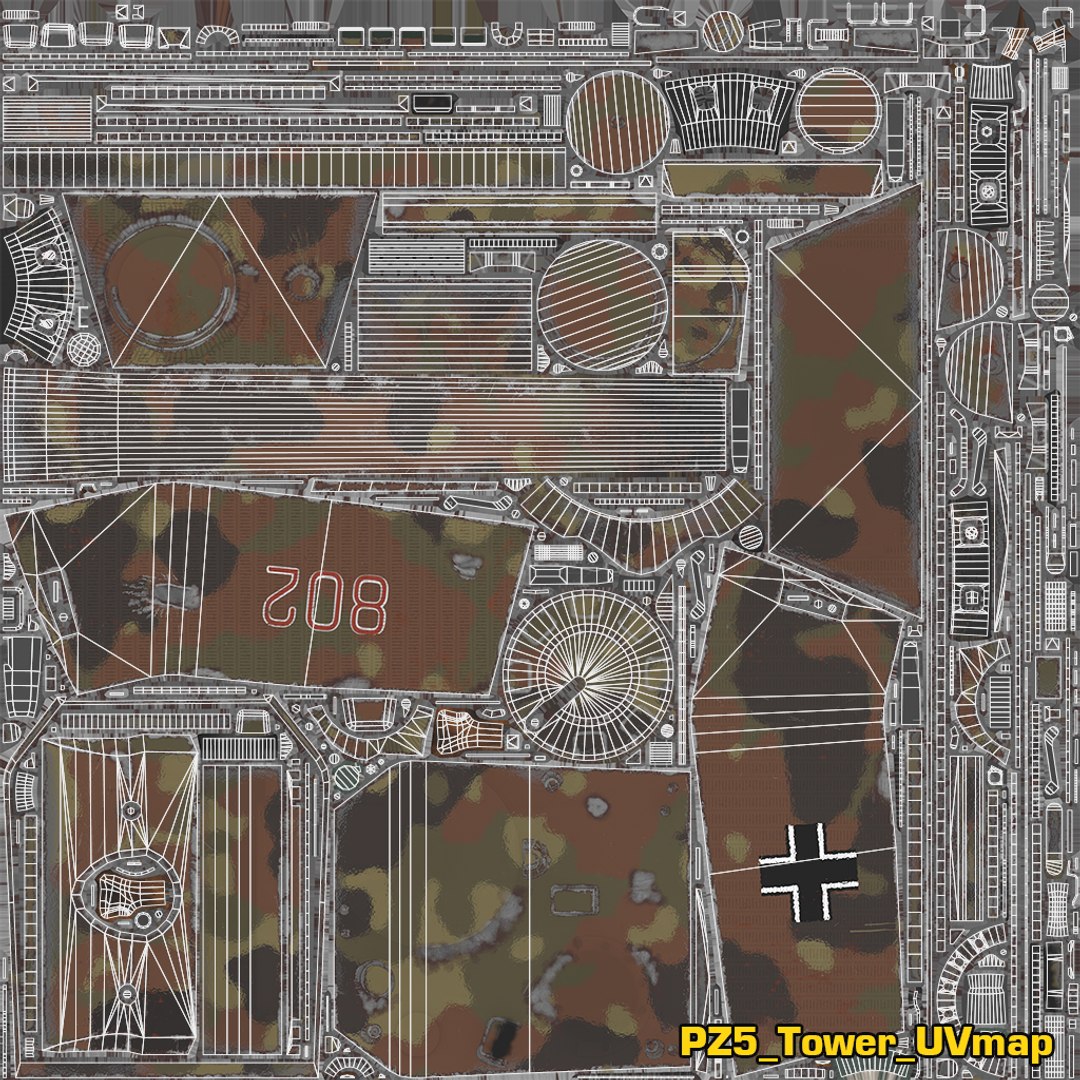 3D model panther gameready pzv tank - TurboSquid 1625740