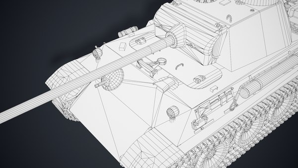 3D model panther gameready pzv tank - TurboSquid 1625740