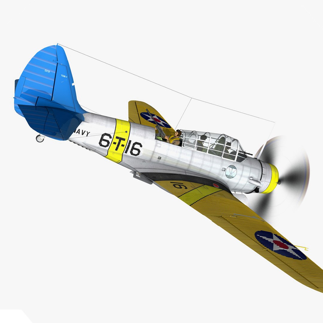 3d Douglas Tdb-1 Devastator - Model
