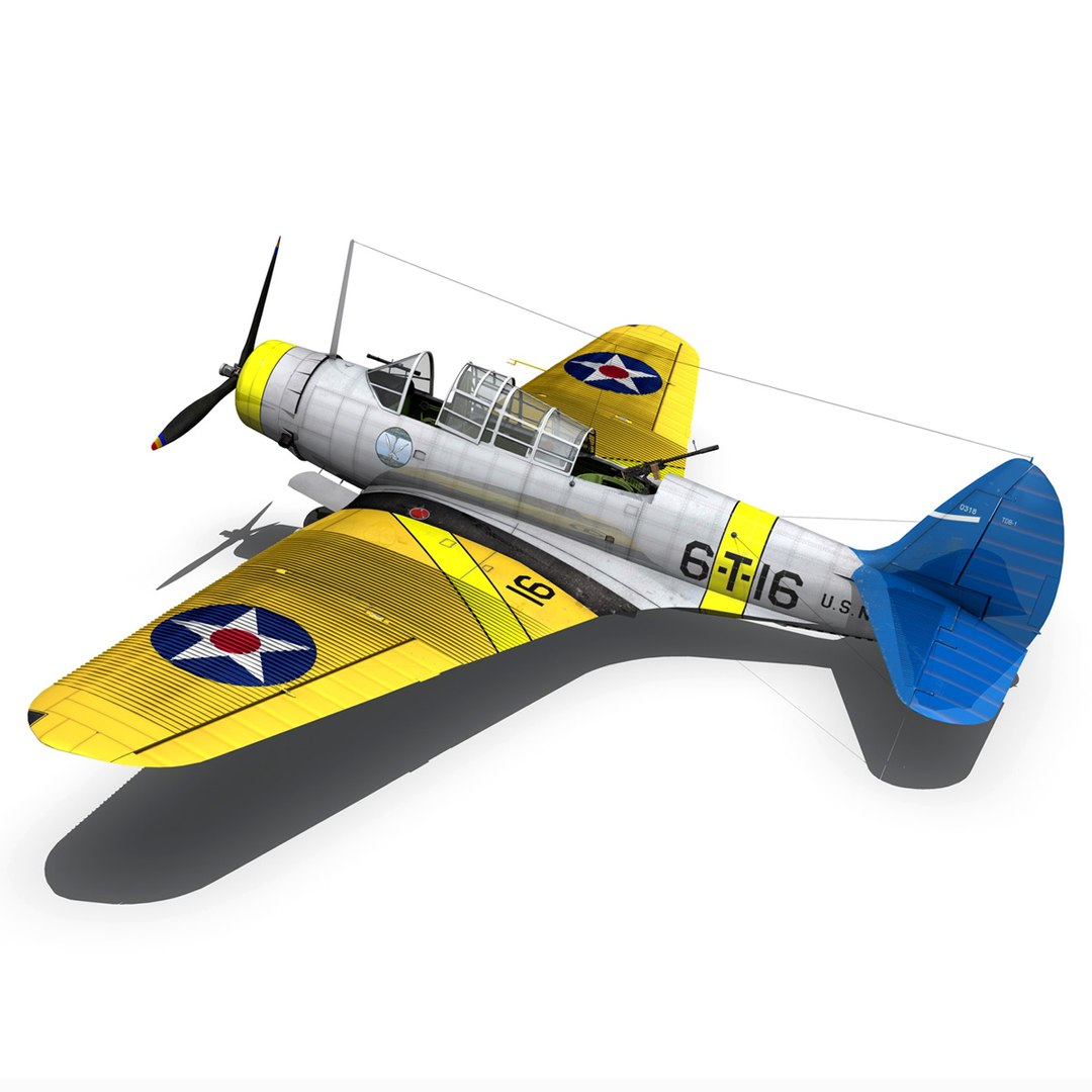 3d Douglas Tdb-1 Devastator - Model