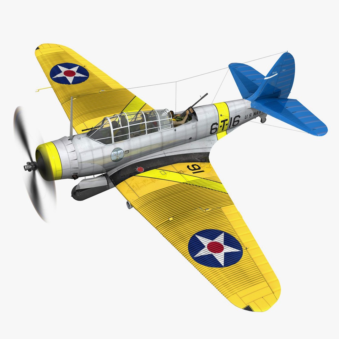 3d Douglas Tdb-1 Devastator - Model