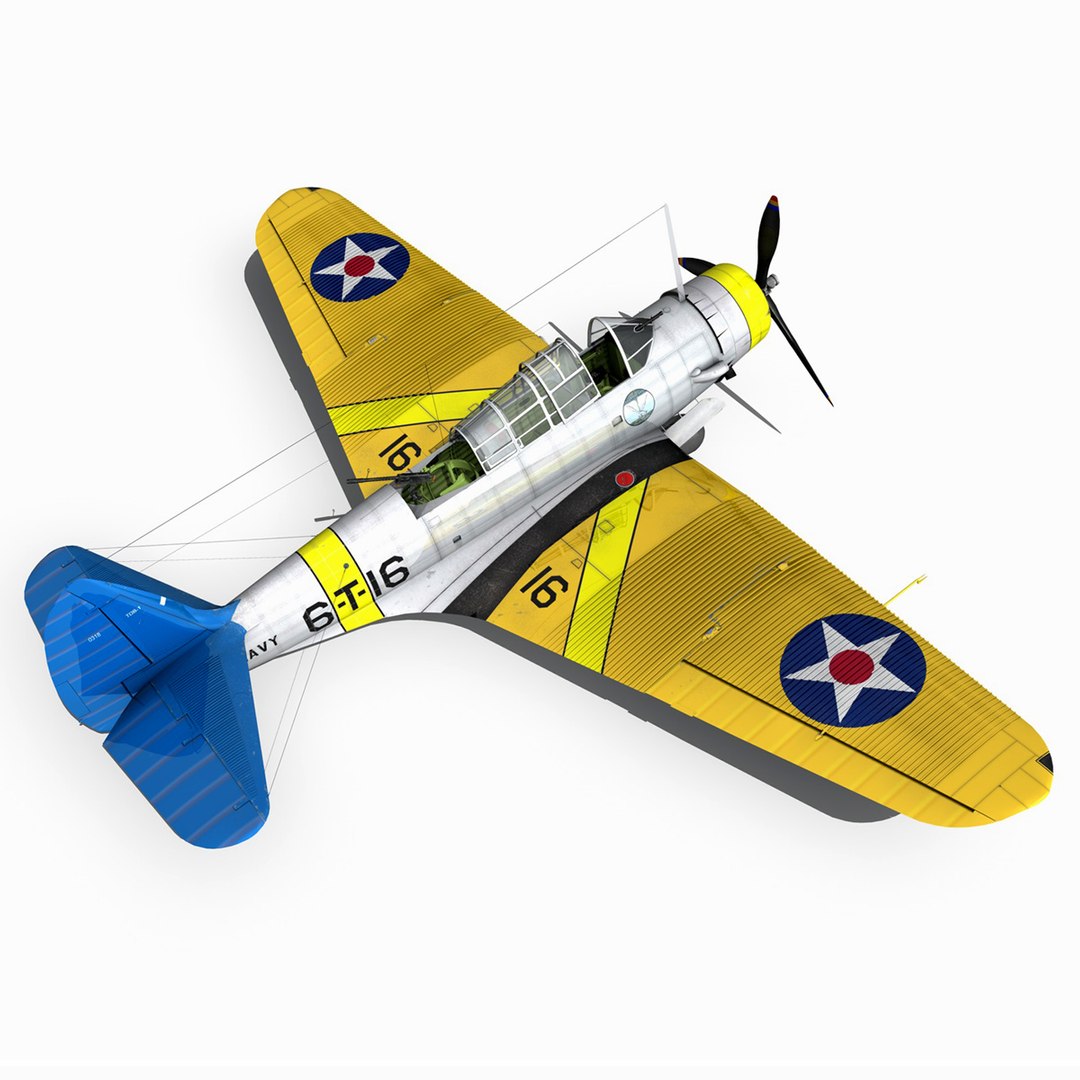 3d Douglas Tdb-1 Devastator - Model