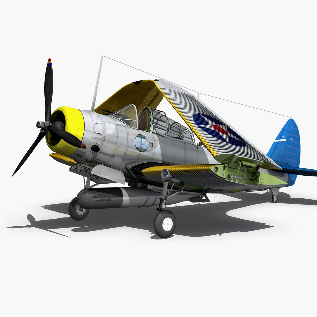 3d Douglas Tdb-1 Devastator - Model