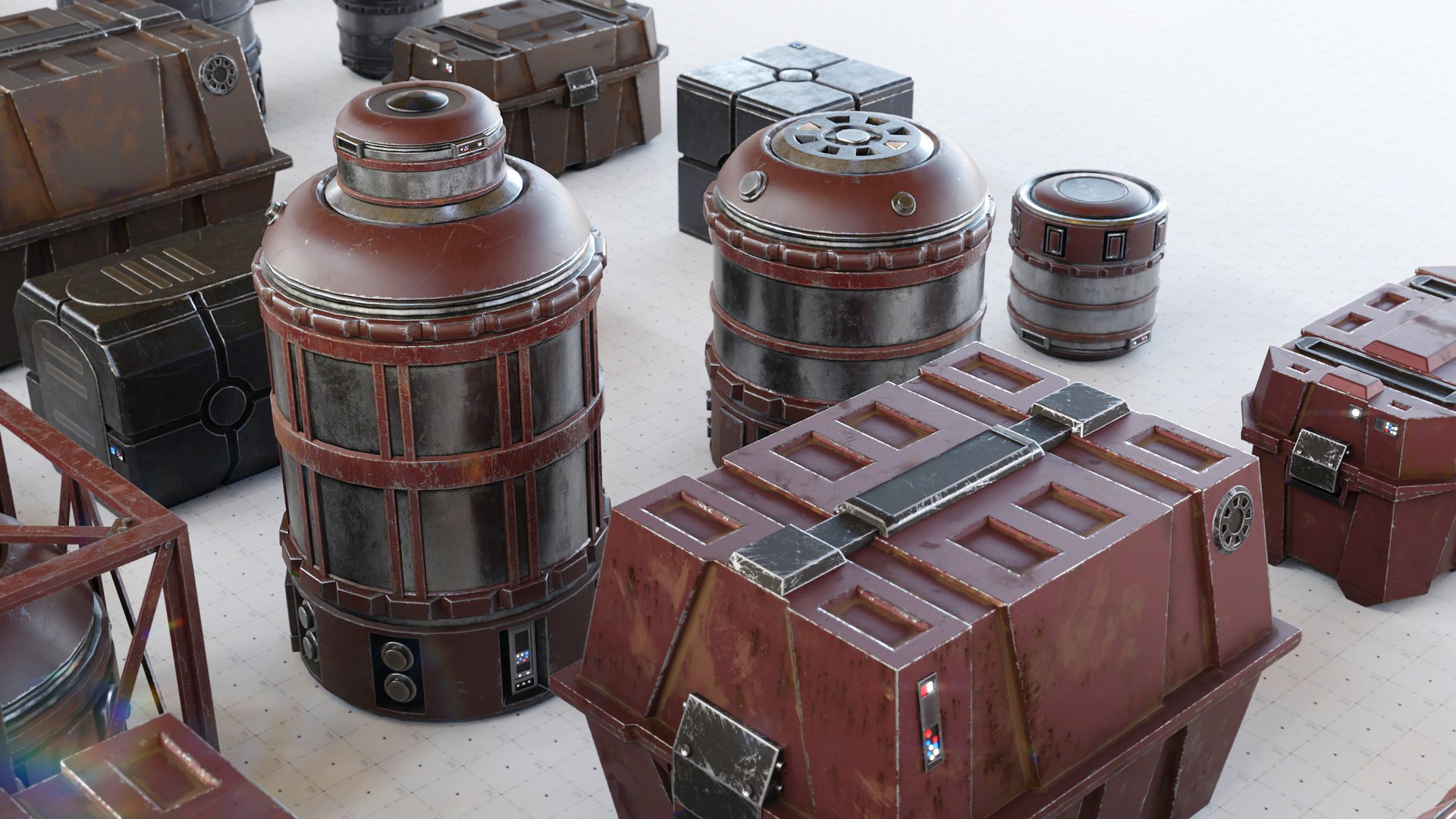 Star wars cargo crates model - TurboSquid 1603116