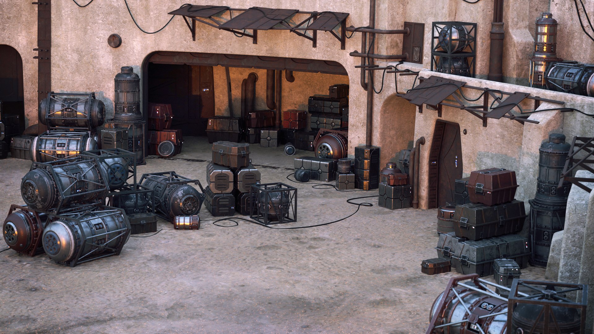 Star wars cargo crates model - TurboSquid 1603116