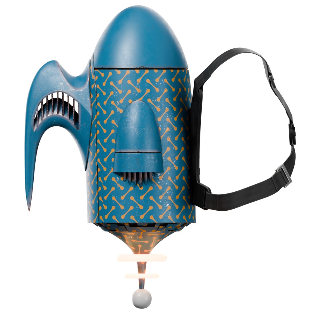 Jetpack 14 D 3D Model - TurboSquid 2334909