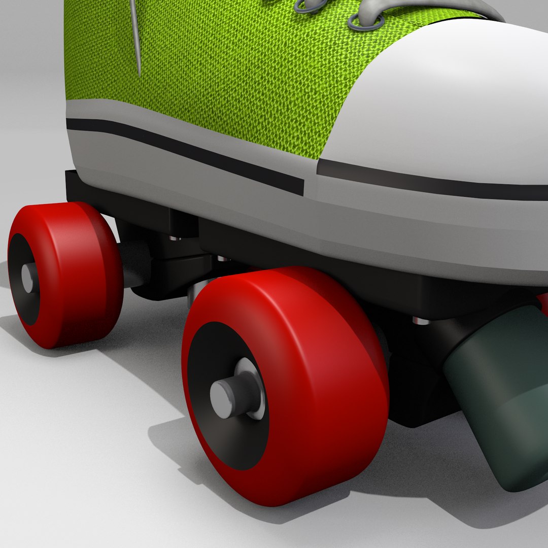 3d Roller Skate Model