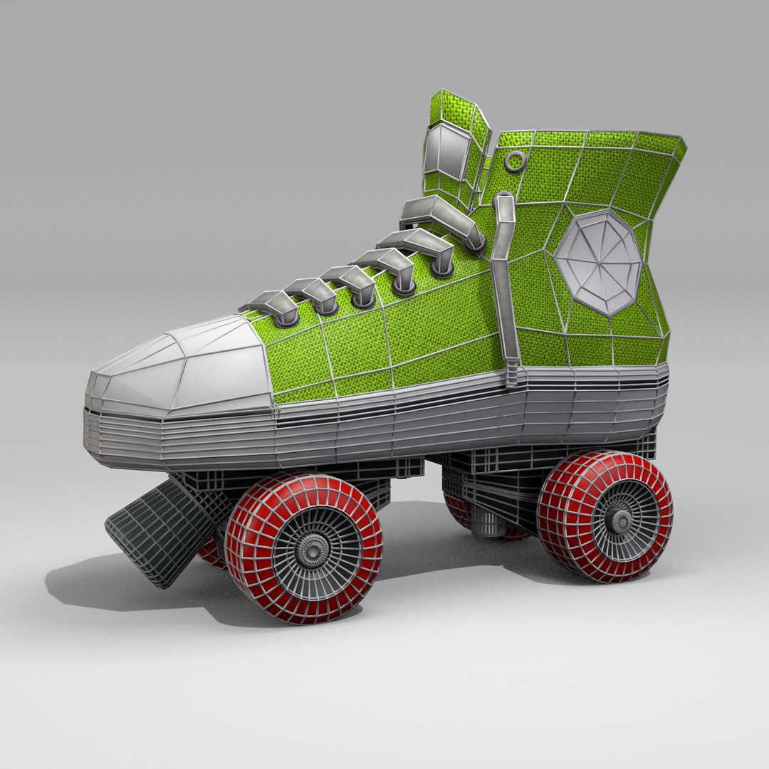 3d Roller Skate Model