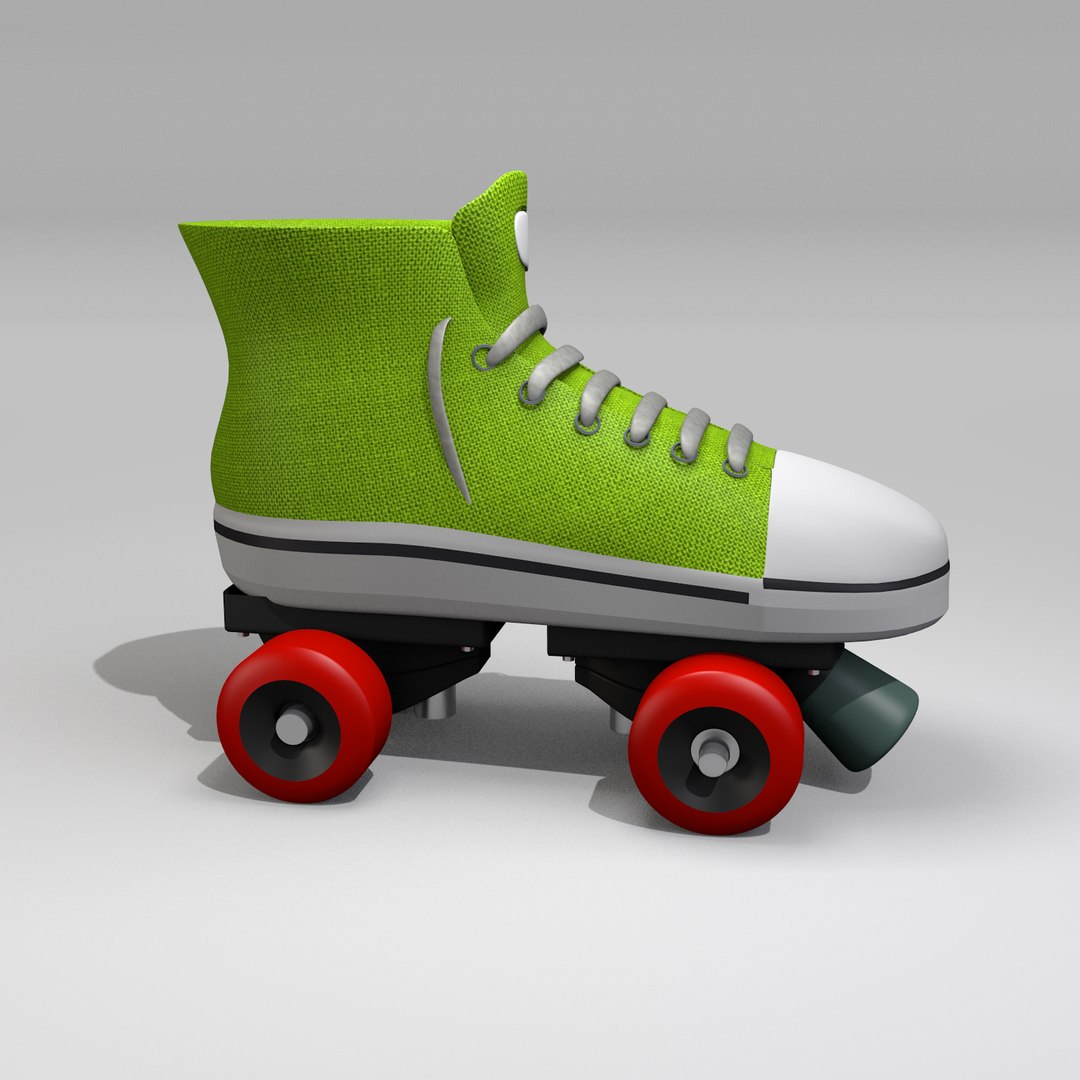 3d Roller Skate Model