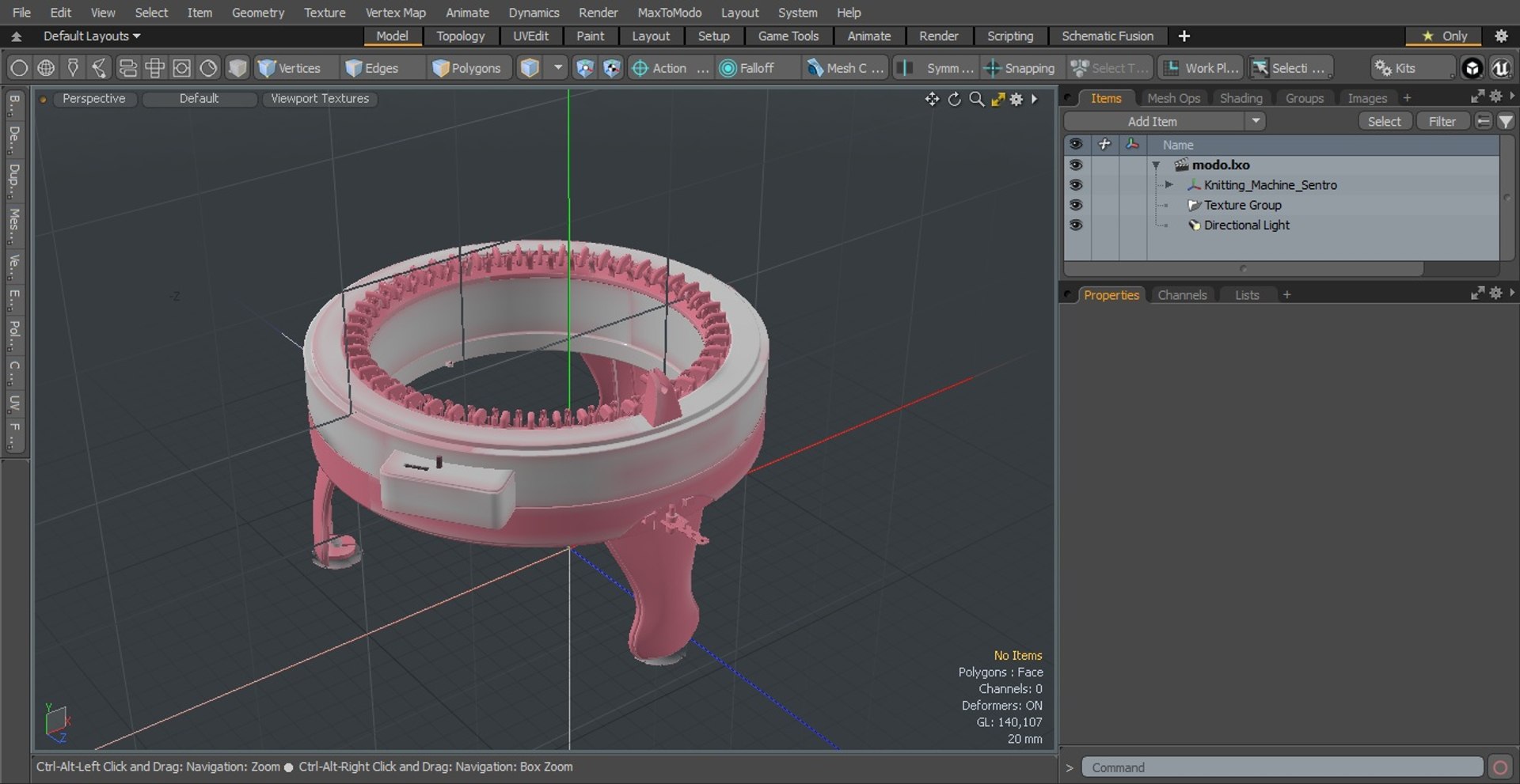 Knitting Machine Sentro 3D model - TurboSquid 1993577