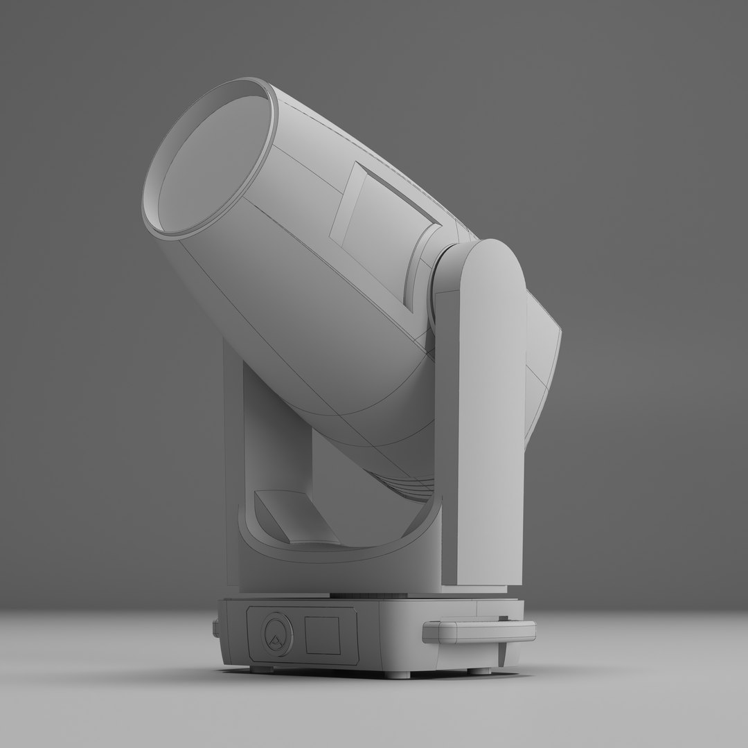 Moving Head Stage Lights 3D Model - TurboSquid 1976653