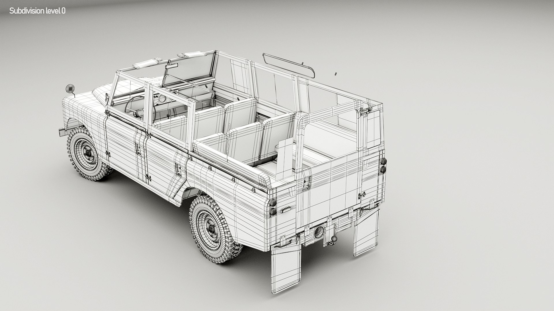 3D Land Rover Series II LWB Model - TurboSquid 2181114